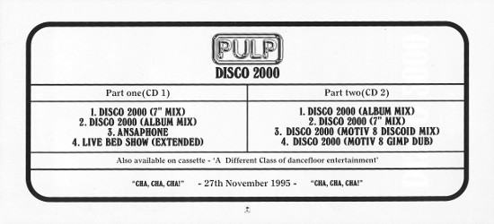 PulpWiki - Disco 2000 (single)