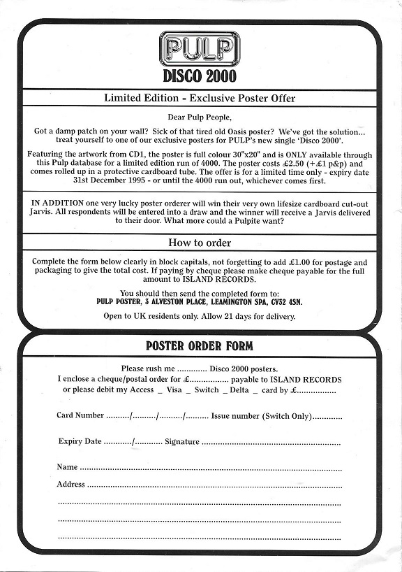 PulpWiki - Disco 2000 (single)